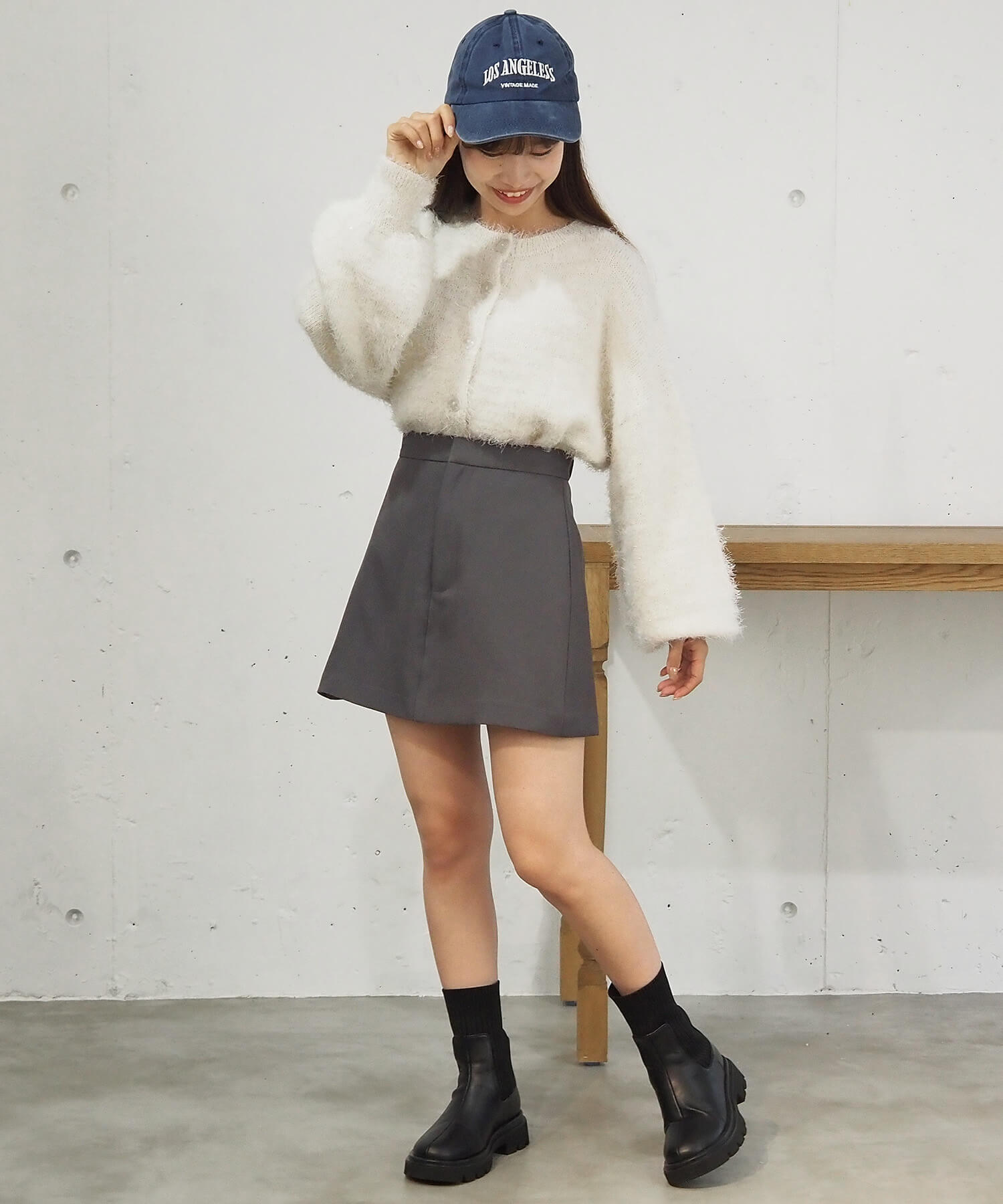 tiptop+pocket ティップトッププラスポケット / 【web限定アイテム/2サイズ展開】台形ミニスカパン